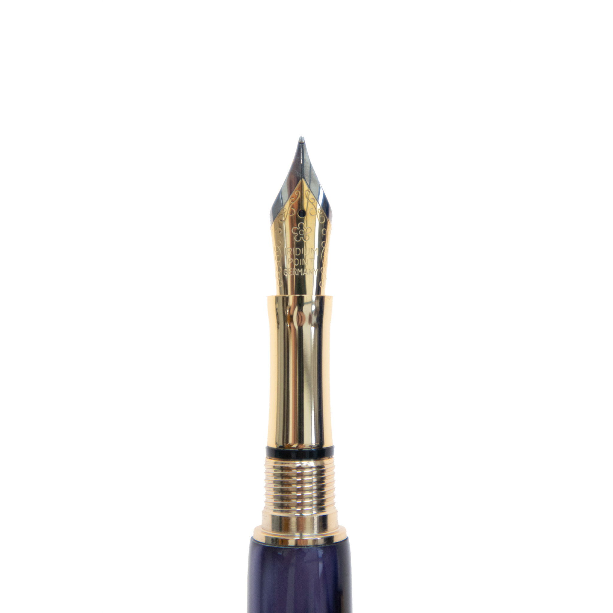 Handcrafted Resin Pen | Inky Ocean Depths | Wig and Pens - wigandpens